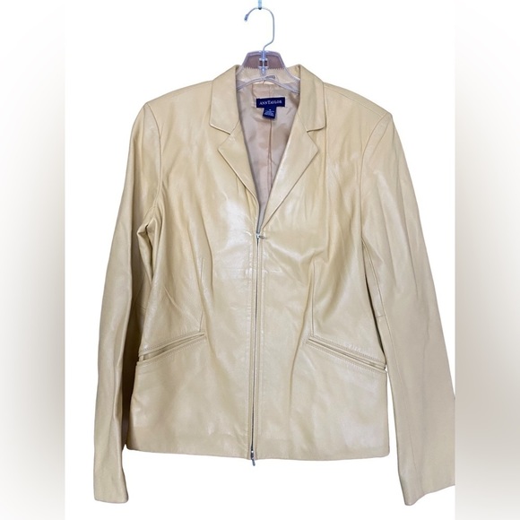 Ann Taylor | Jackets & Coats | Vintage 200s Ann Taylor Leather Jacket ...